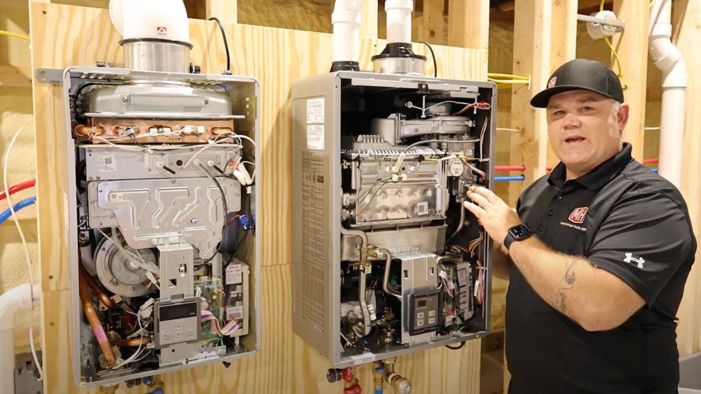 Install Gas Tankless Water Heater Supply Lines | Rinnai